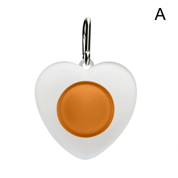 Fat Brain Toys Simple Dimple With Keychain Fidget Simple Silicone Flip Sensory Hand Toys Stress ...