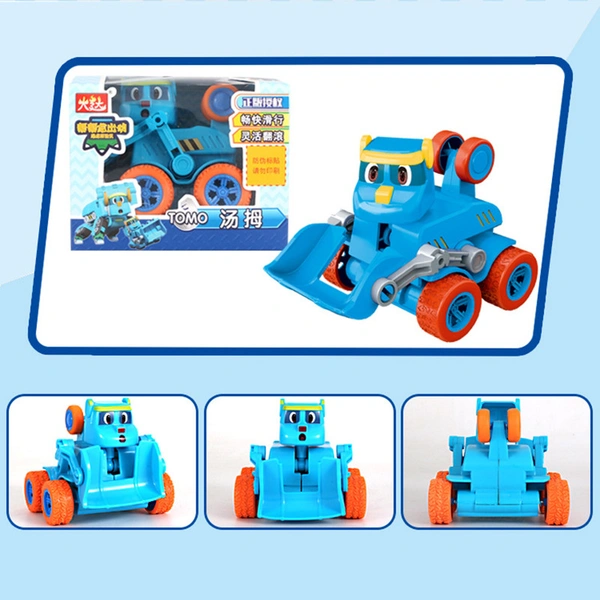 Transformer Car Toy GOGO DINO Cartoon Figure Robot Inertial Sliding ...