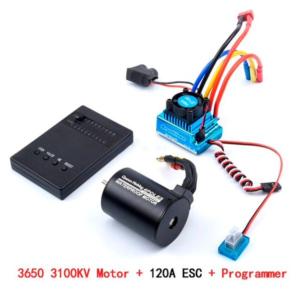 Brushless Motor 45a 60a 80a 120a Esc Combo For 1:10 Rc Car Rc Boat Part ...