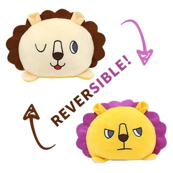 Double-sided Flip Toy Doll Soft Reversible Animals Doll Toy Gifts For ...