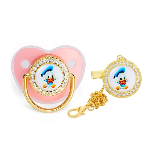 Donald Duck Baby Pacifiers Beautiful Soft Silicone Durable Assorted ...