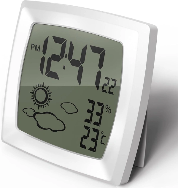 Guo Travel Small Digital Clock Battery Operated Clock with Temperature ...