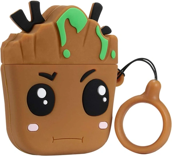 Guo Cute Case for AirPod 1/2 Cartoon Character Design Funny Kawaii Fun ...