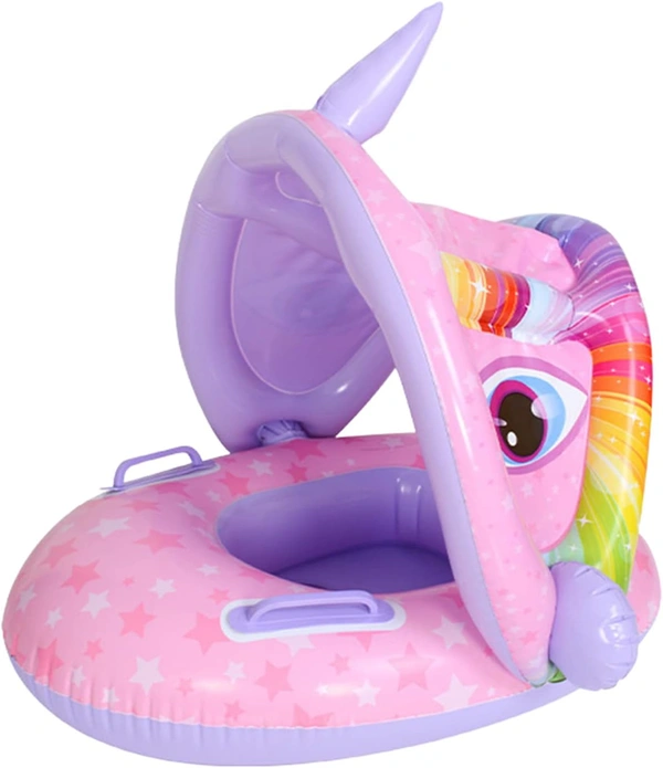 Guo Baby Swimming Float Inflatable, Baby Pool Float Ring with Sun ...