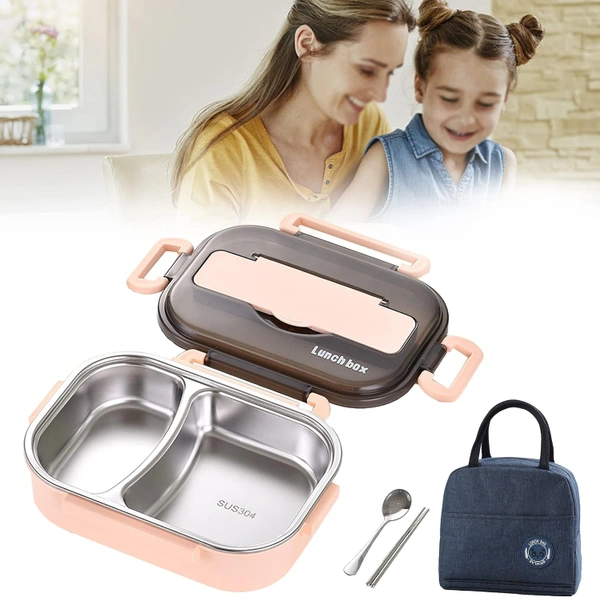 Guo Bento Lunch Box,Bento Box for Student Thermal Insulation Leak Proof Bento Boxes Stainless ...