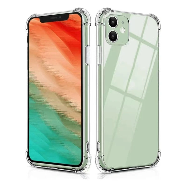 Luxury Shockproof Protective Clear Transparent Soft TPU Back Cover Case ...