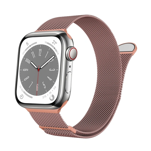 Two Color Milanese Loop Magnetic Watch Band For Apple Watch Ultra 2 ...