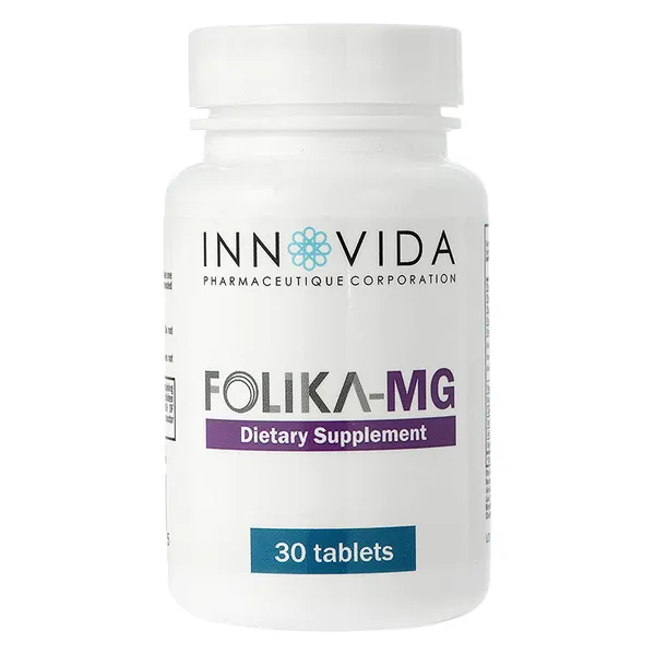 Innovida Pharmaceutique Folika MG Prenatal Vitamin 30 Tablets ...