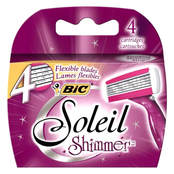 Bic Cartridge Refills Blade Pink And Silver 4-Piece | Wholesale | Tradeling