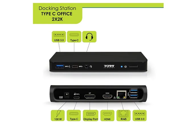 Docking Station - Ref 901903 Type C Office 2 X 2 K | Wholesale | Tradeling