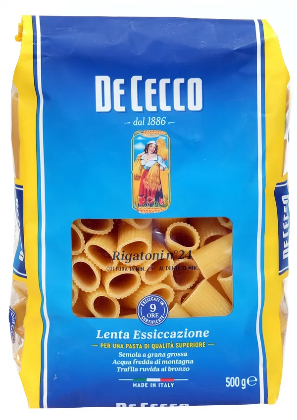 De Cecco Pasta Rigatoni #24 500 gr | Wholesale | Tradeling