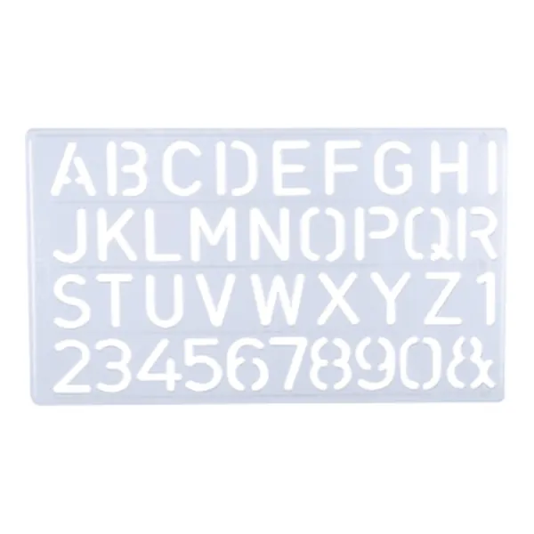 Omega Lettering Stencil Clear 25mm OMG1964‬ | Wholesale | تريدلنغ