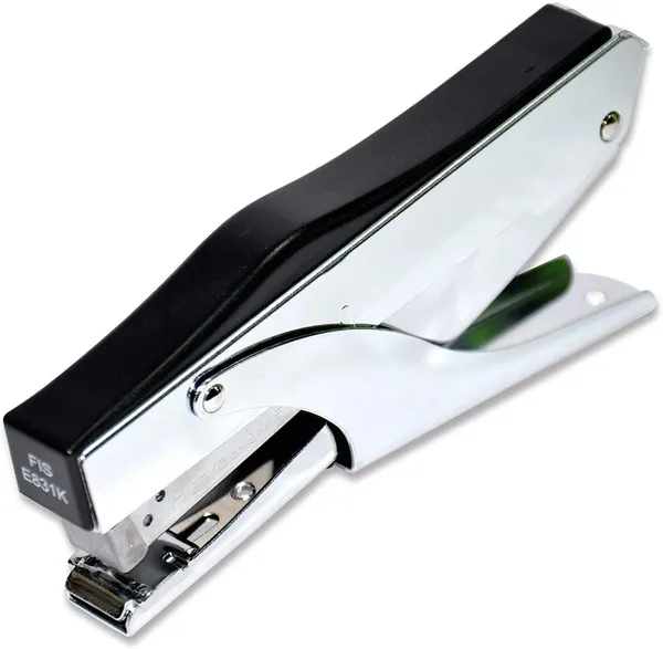 FIS Plier Stapler L 165 X W 24 X H 70 Mm Size Metal Body Black Colour ...