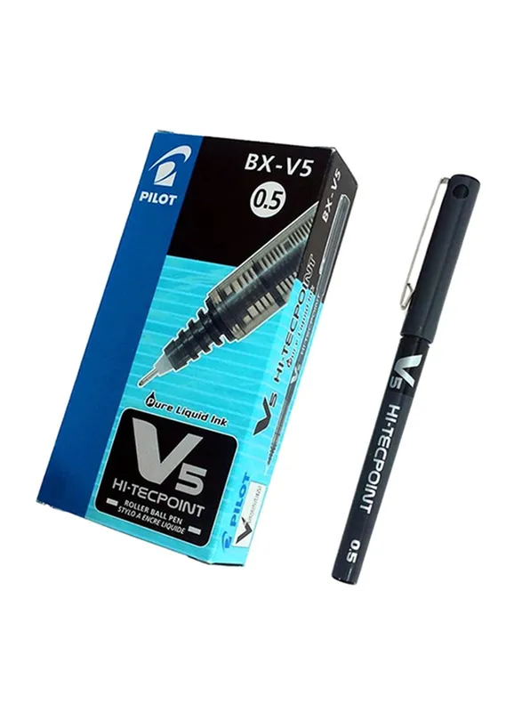 Pilot BX-V5 Hi-Tecpoint Roller Ball 0.5mm, Black | Wholesale | Tradeling