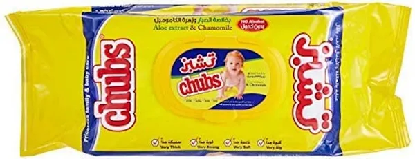 Chubs Baby Wipes Aloe And Chamomile 40 Sheets | Wholesale | Tradeling