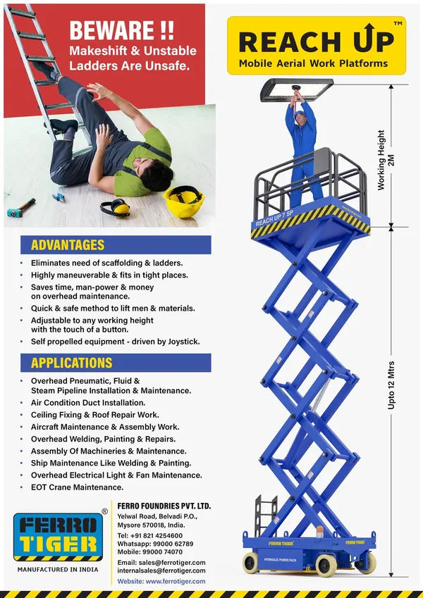 REACH UP -4M (Mobile Aerial Work Platform) | بالجملة | تريدلنغ
