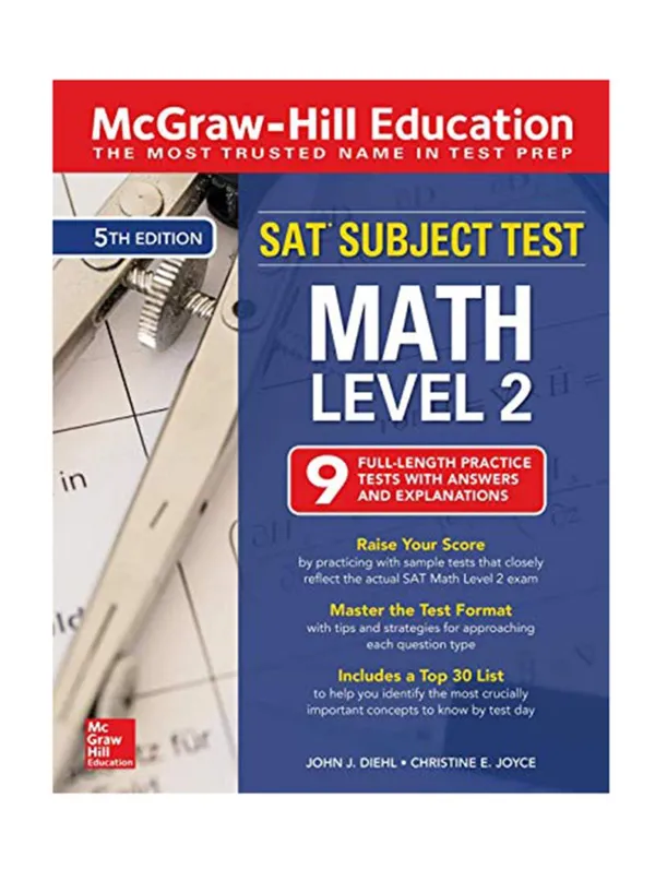 SAT Subject Test Math Level 2 9 Full Length Practice Test With Answer ...