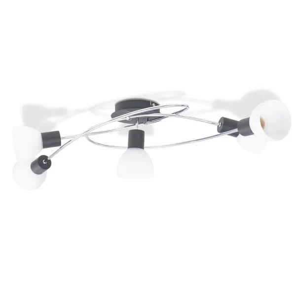Ceiling light with 5 spotlights E14 Black | Wholesale | Tradeling
