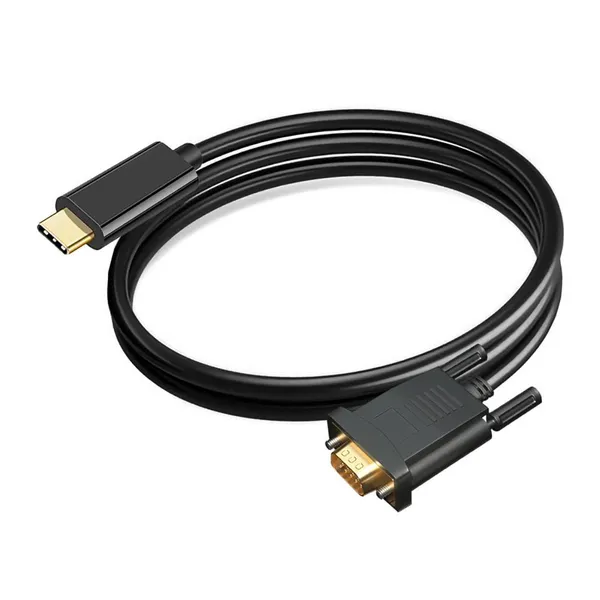 Wide Compatibility Lightweight Type-C 3.1 To Vga Video Signal Cable ...