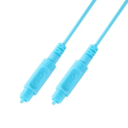 EMK OD2.2mm Digital Audio Optical Fiber Cable Plastic Speaker Balance ...