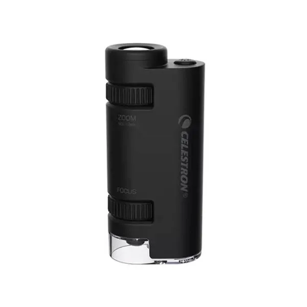 Celestron Led Lighted Pocket Microscope Portable High Power With 60X ...