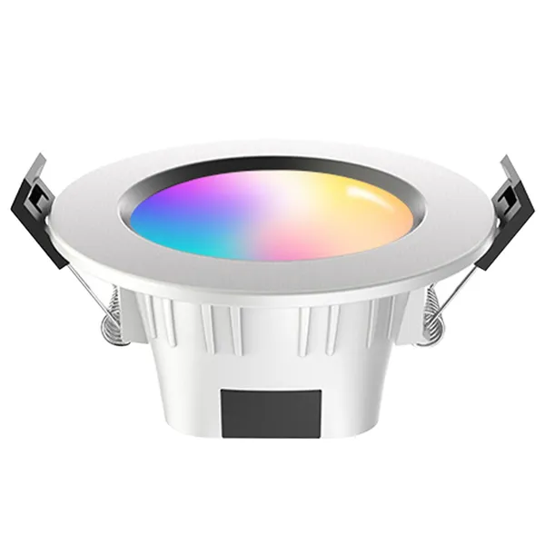 9W Smart LEDs Recessed Lighting RGBW Ceiling Panel Light Voice Control ...