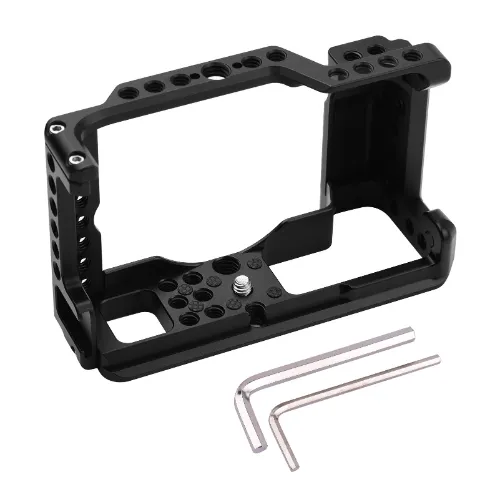 Meta Aluminum Alloy Video Camera Cage Rig With Cold Shoe Mount Black 16 ...