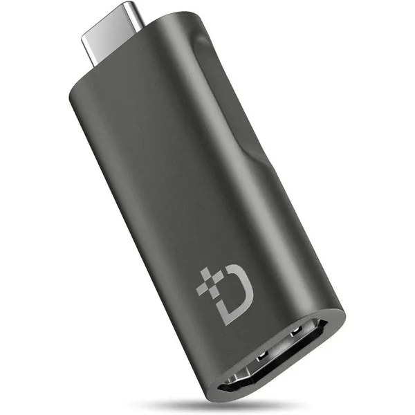 Nibeminent USB C to HDMI Adapter Portable HDMI 2.0 HDCP 2.2 Thunderbolt 3 4K 60HZ HDMI Adapter ...