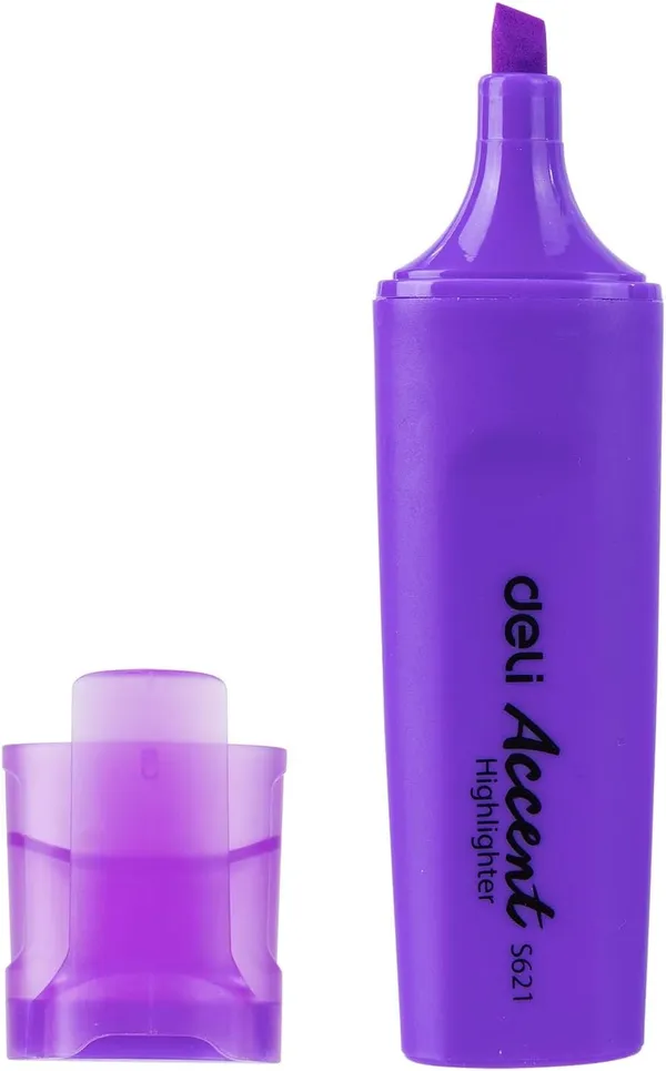 Deli Highlighter Chisel 1-5mm 6C Purple | Wholesale | تريدلنغ