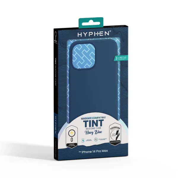 Hyphen Tint Silicone Magsafe Case, Blue, Iphone 14 Pro Max, 6.7 ...