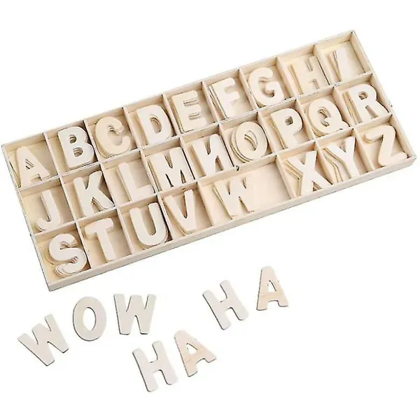 Wooden Alphabet Large Natural Letters | Wholesale | Tradeling