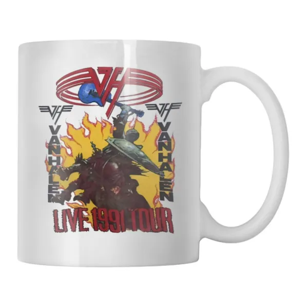Voltx Design Van Halen Tour Super Rare to Ceramic Coffee Mug 330ml ...