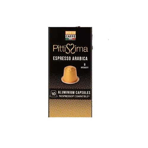 PITTI CAFFE Espresso Arabica Coffee Aluminum 10 Capsules | Wholesale ...
