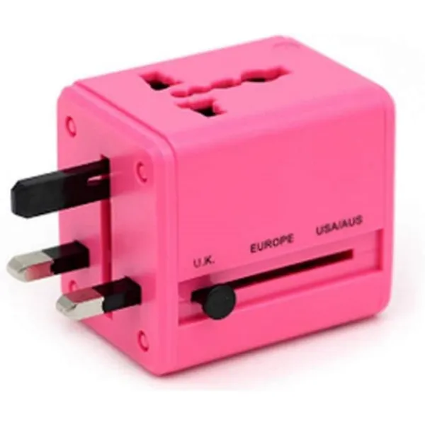 Syfjs Power Plug Adapter 2 Usb Ports, 110-220 Volt Adapter, 1 Pack ...