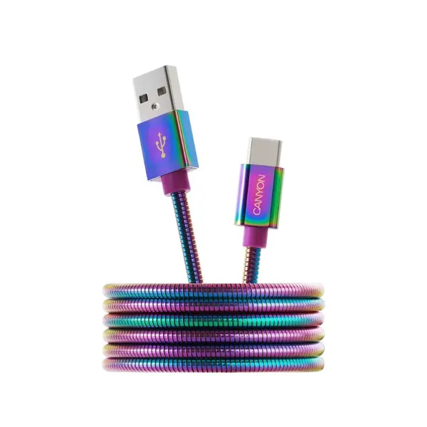 Canyon Cable UC-7 USB-C 12W 1.2m Oil Slick CNS-USBC7RW | Wholesale | Tradeling