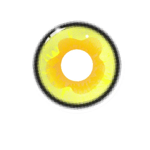 Ojotrend 1Pair Colored Contact Lens Demon Slayer Halloween Eyes Cosplay ...