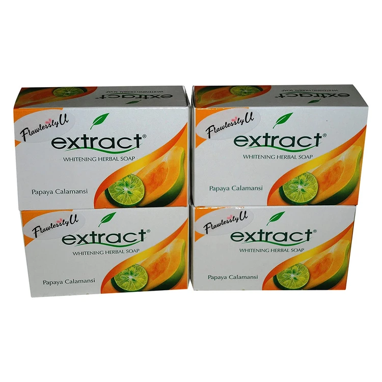 Extract Papaya Calamansi Skin Whitening Herbal Soap 135g 4-Piece ...