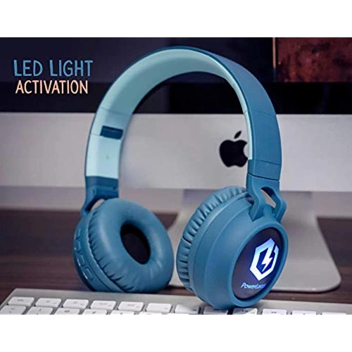 Power Locus Over-Ear Foldable Wireless Bluetooth Headphone with Mic ...