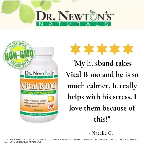 Dr Newton's Naturals Vital B100 Vitamin B Complex Supplement 60 ...