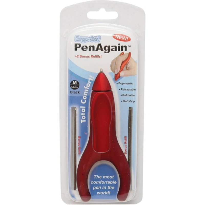 PenAgain Total Comfort with 2 Refills Red | Wholesale Prices | Tradeling