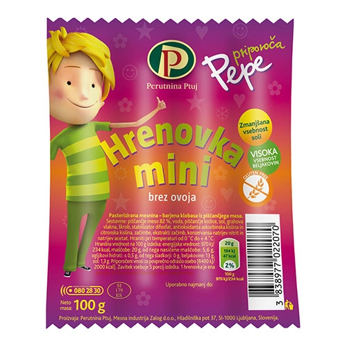 Perutnina Pepe Mini Chicken Frankfurter 100 Gr -Expiry 11/02/2024 ...