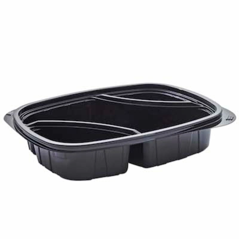 Al Bayader Disposable Plastic 3-Compartments Diagonal Black Cold ...