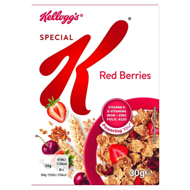 Kellogg's Special K With Red Berries Cereals 30 gr | Wholesale Prices ...