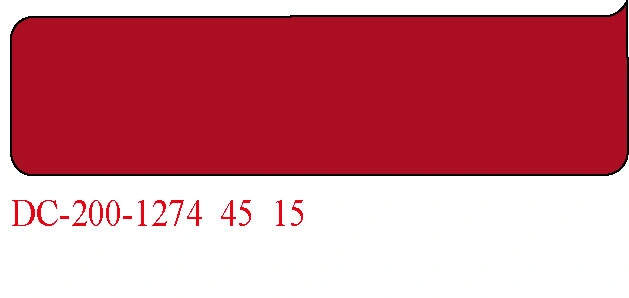 DC Fix Self Adhesive Plain Gloss Signal Red 45cm x 15m DC-200-1274 ...