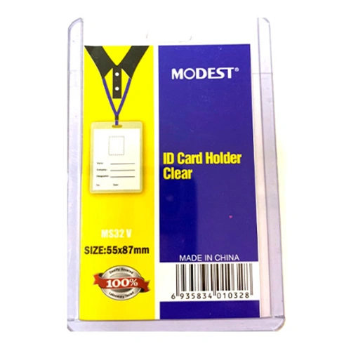 Modest ID Card Holder Clear 55 x 87mm MS32V | Wholesale Prices | Tradeling