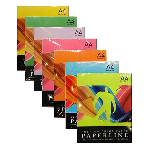 Paperline 80 GSM A4 Size Premium Color Paper Green 21 x 29.7cm IT 190 ...