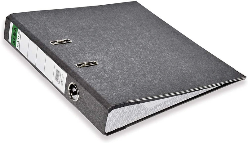 Alba Rado Box File With Fixed Mechanism 5 cm Spine A4 Size Grey ...