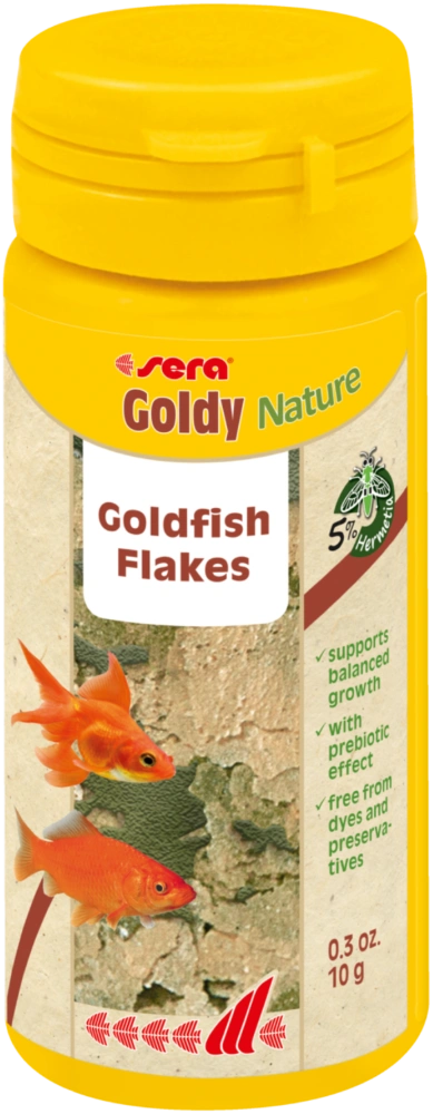 Sera Goldy Nature Gold Fish Flakes multicolour 10g | Wholesale Prices ...