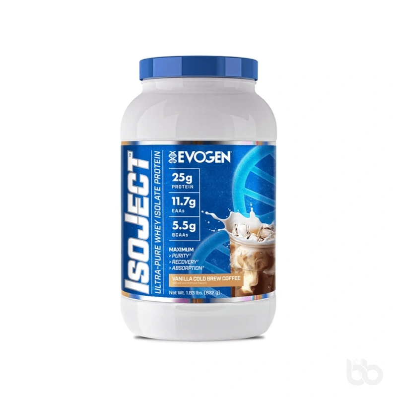 Evogen Isoject Pure Isolate 28 Servings - Vanilla Cold Brew Coffee ...
