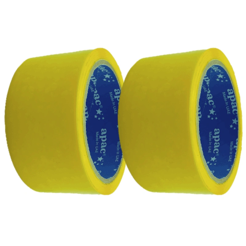 Apac Yellow Packing Tape 2 Inch x 50 Yards x 36 Rolls Per Carton ...